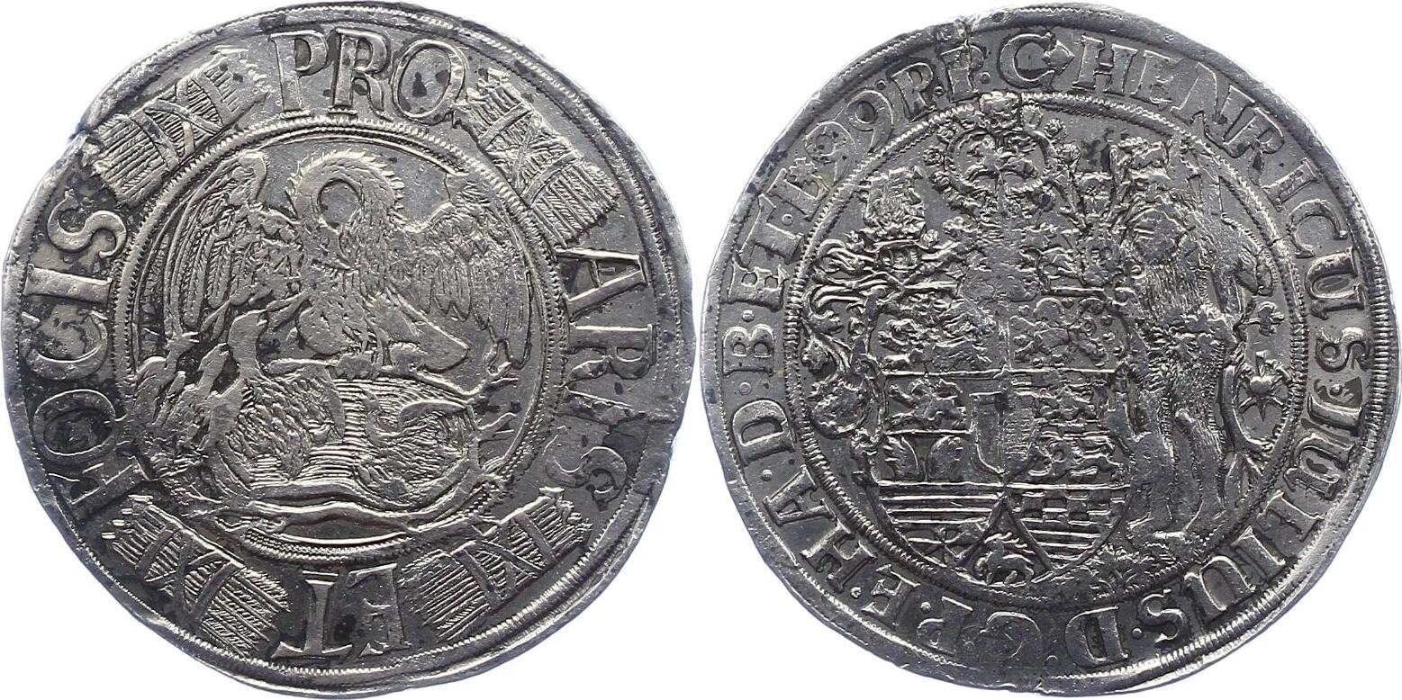 Braunschweig-Wolfenbüttel Pelikantaler 1599 Heinrich Julius 1589-1613 ...
