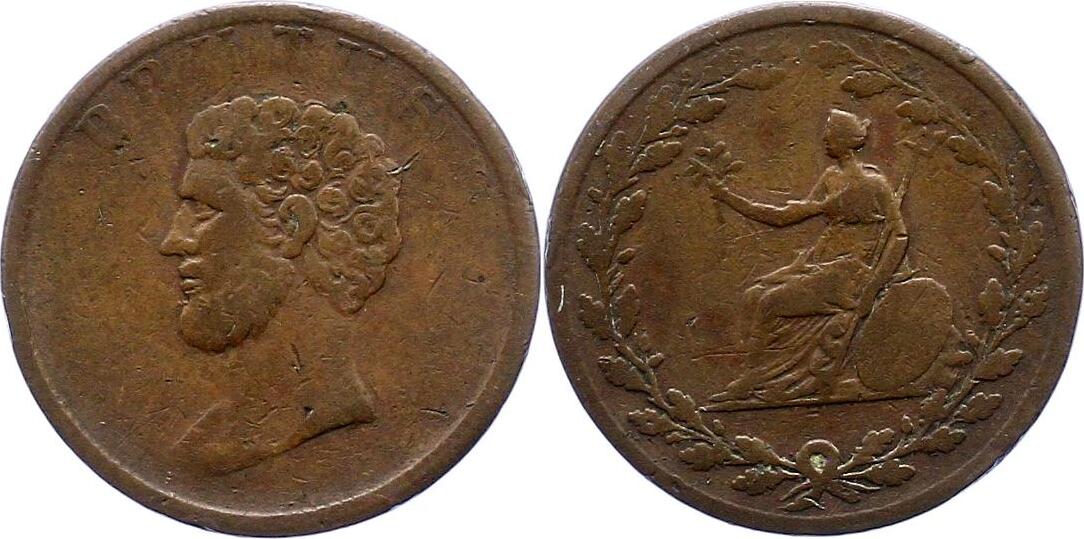 Großbritannien Penny George III. 1760-1820. Schön | MA-Shops