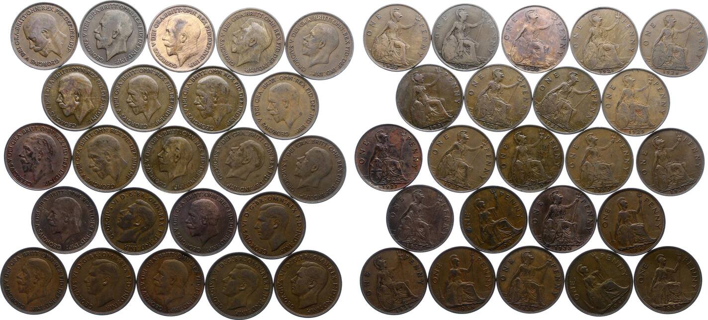 Großbritannien 1920 George V. 1910-1936. Schön - sehr schön | MA-Shops