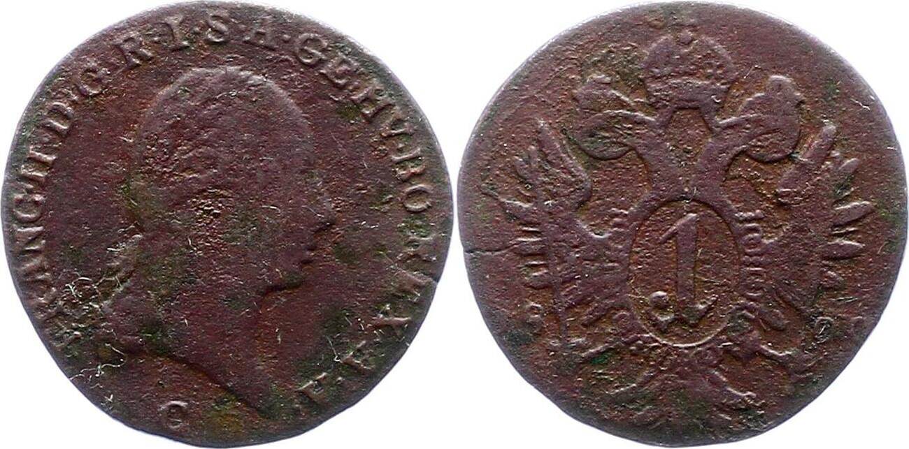 Haus Habsburg Kreuzer 1800 C Franz II.(I.) 1792-1835. Schön | MA-Shops