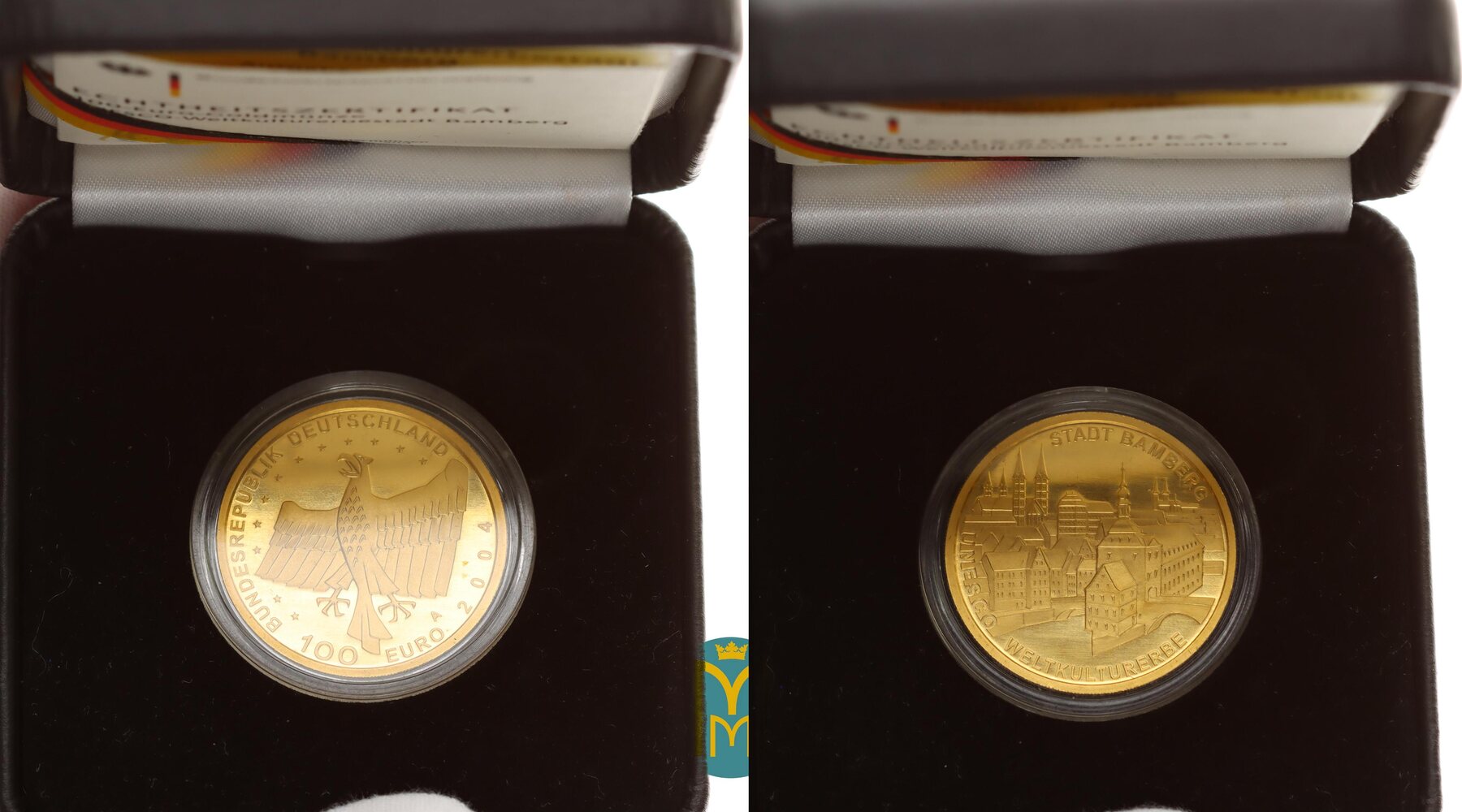 Bundesrepublik Deutschland 100 Euro 2004 A UNESCO Weltkulturerbestadt bundesrepublik-deutschland-100-euro-2004-a-unesco-weltkulturerbestadt