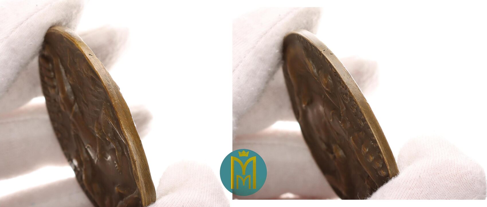 Karl Goetz Bronzegussmedaille 1920 Der Gessler Hut in der Pfalz ...