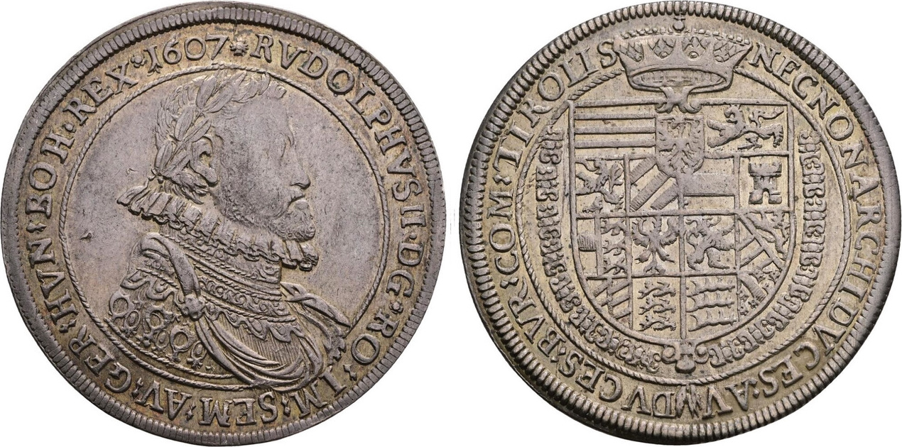 RDR Taler 1607 Rudolf II. SS | MA-Shops