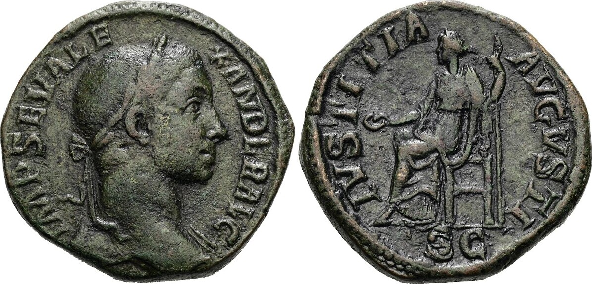 Severus Alexander. Bronze Sestertius, AD 222-231. Rome. | MA-Shops