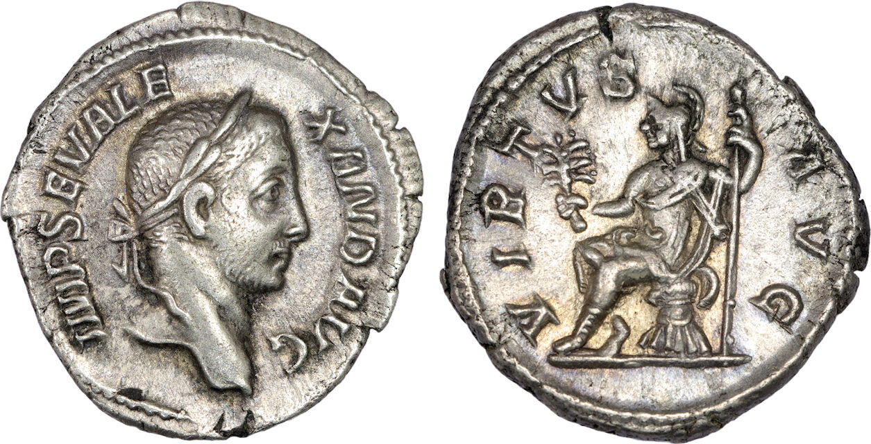 Severus Alexander AR Denarius. Rome, AD 228-231. | MA-Shops