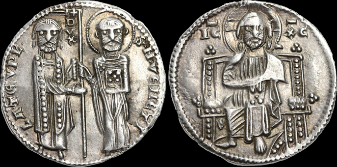 ★EF★ ITALY. Venice. Lorenzo Tiepolo (1268-1275). Grosso vz | MA-Shops