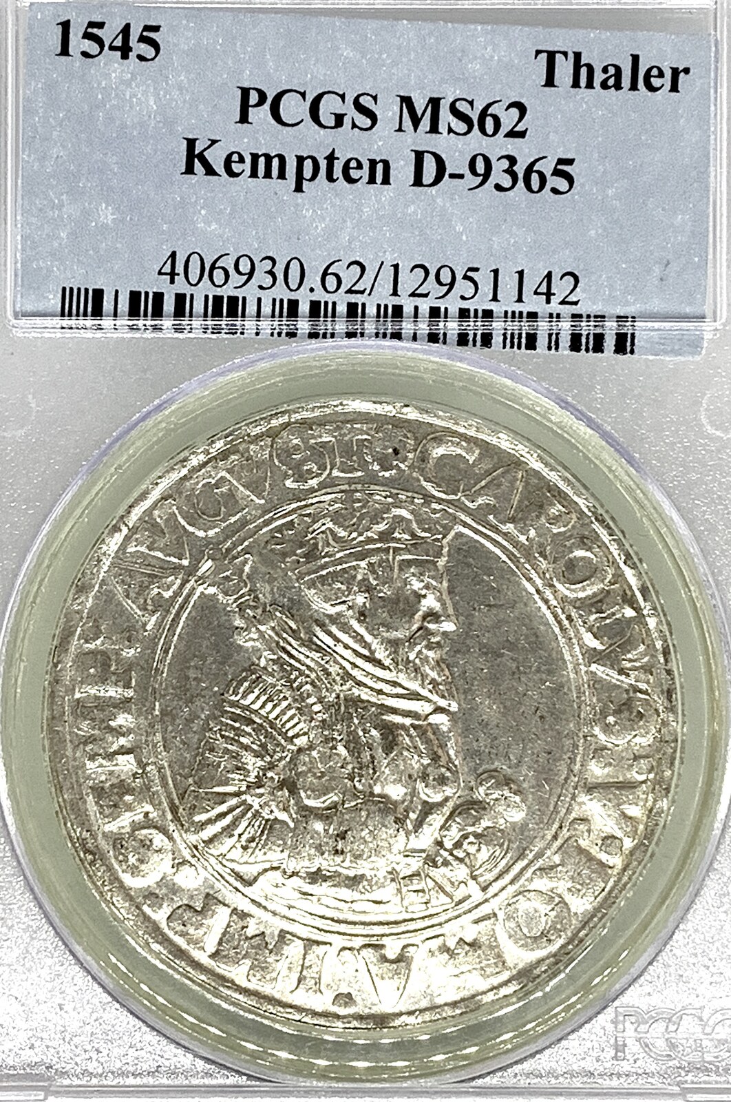 Thaler 1545 Kempten. Free City. MS62 | MA-Shops