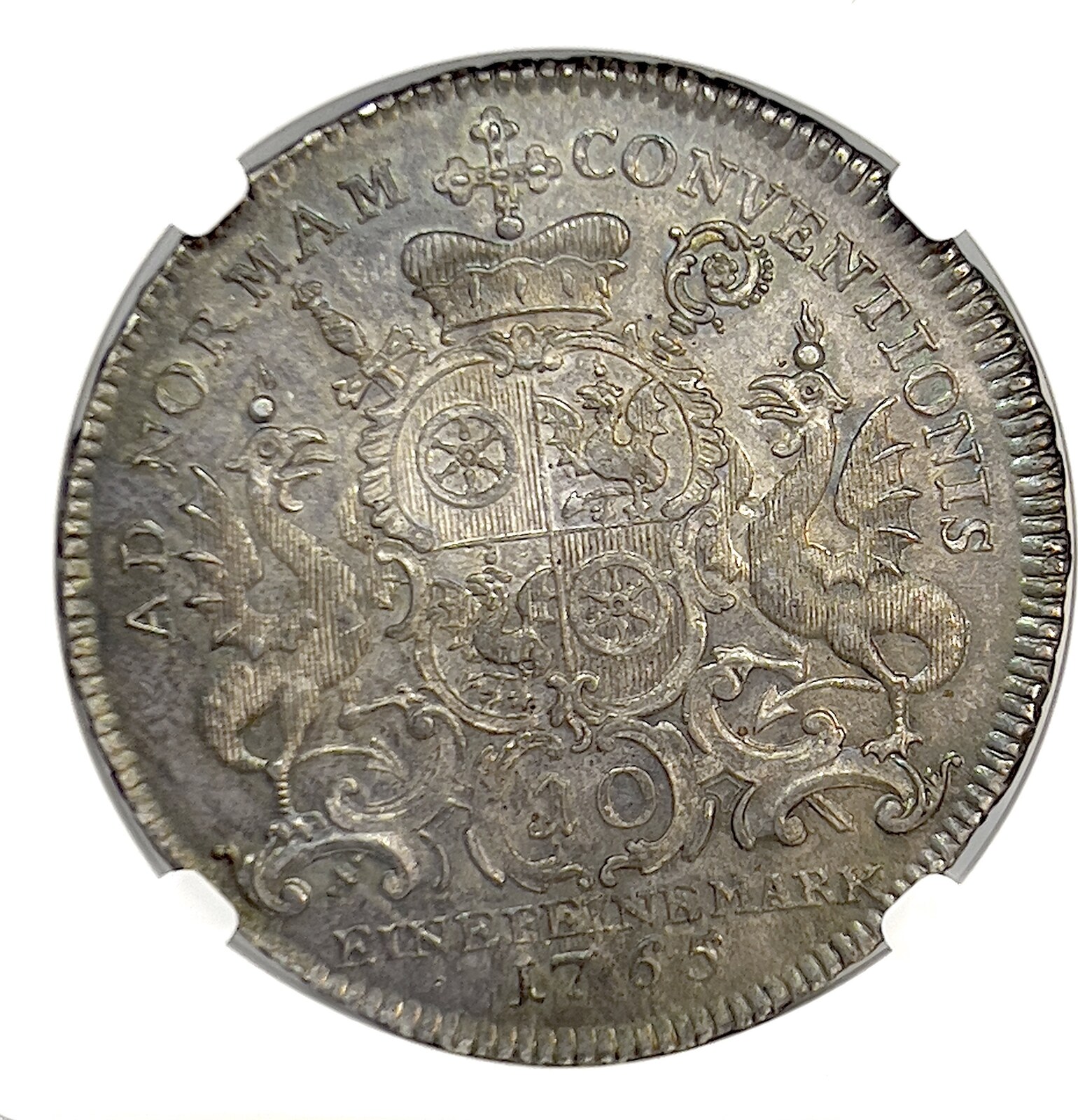 GERMANY TALER 1765 EG Emmerich Joseph von Breitback-Burresheim (1774-1802). NGC MS 62 | MA-Shops