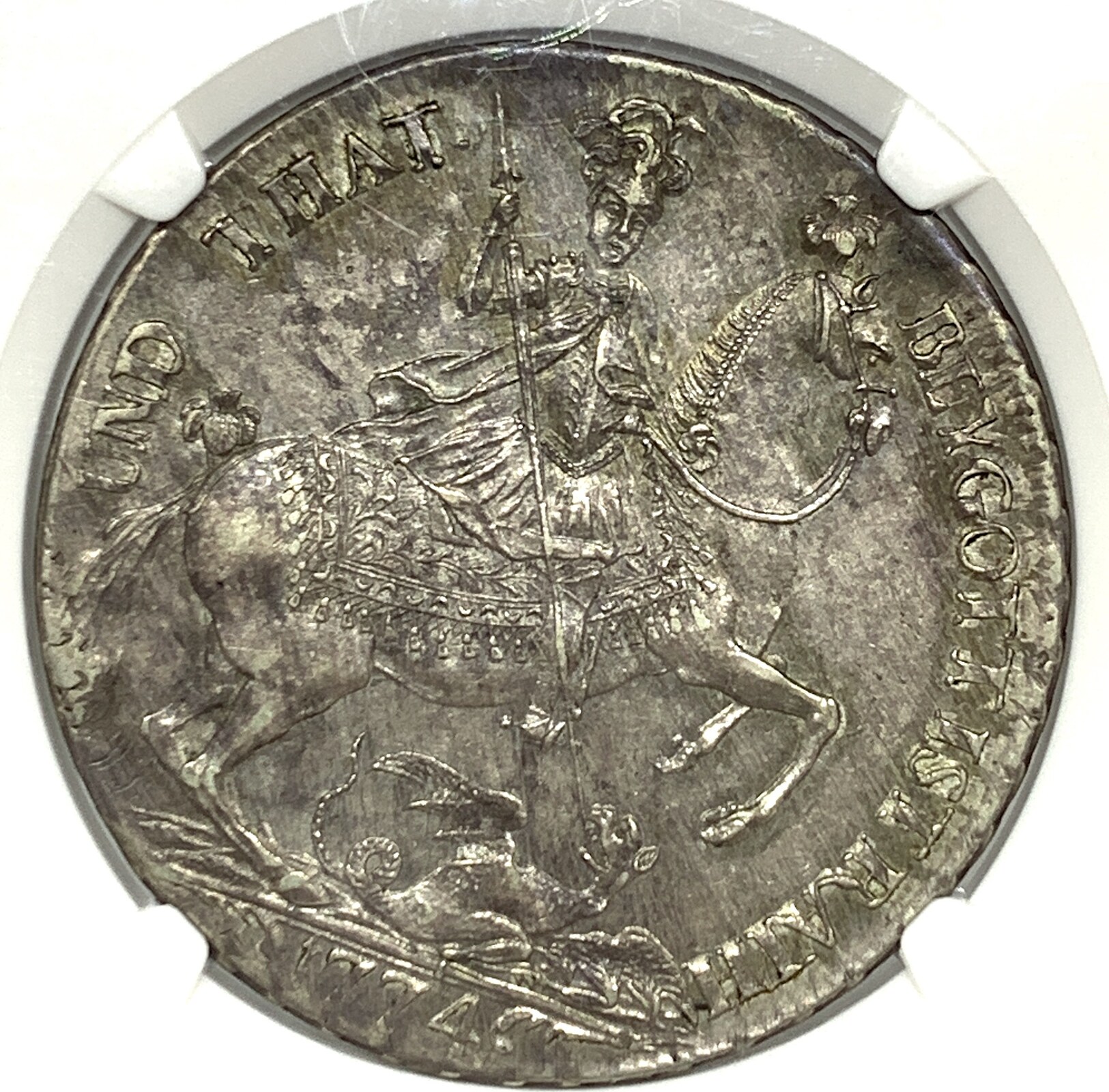 GERMANY TALER 1774 Henry, Prince of Fondi (1717-1780). NGC MS 62 | MA-Shops
