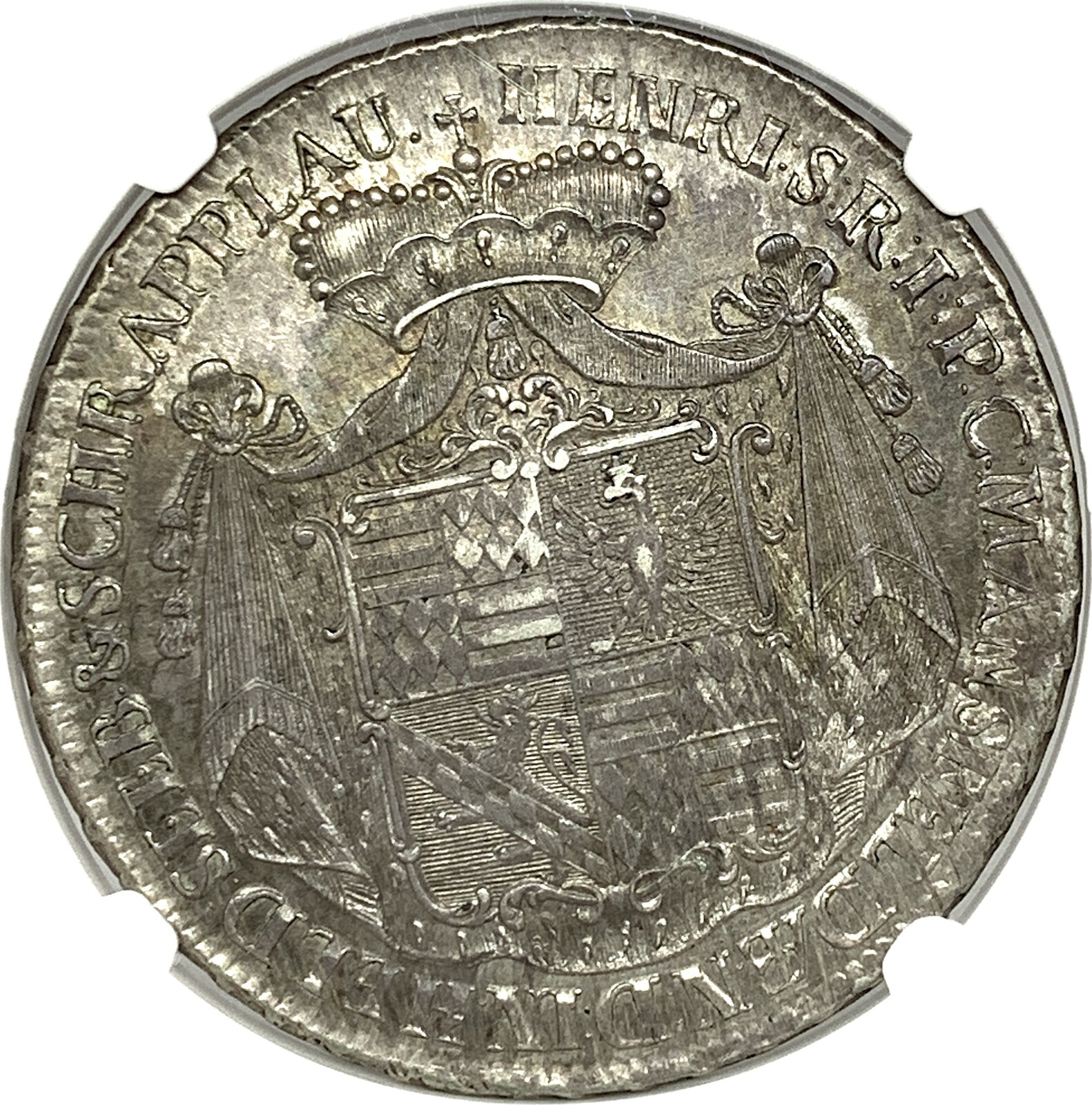 GERMANY TALER 1774 Henry, Prince of Fondi (1717-1780). NGC MS 62 | MA-Shops