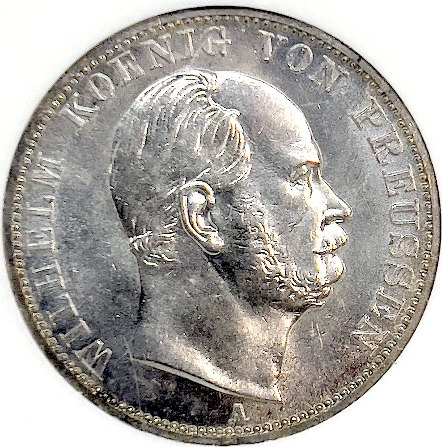 GERMANY TALER 1867A Wilhelm I (1861-1888). NGC MS 63 | MA-Shops