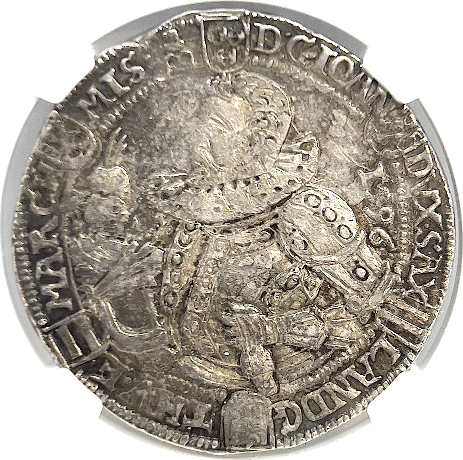 GERMANY TALER 1596 B Friedrich Wilhelm I and Johann III (1573-1602 ...