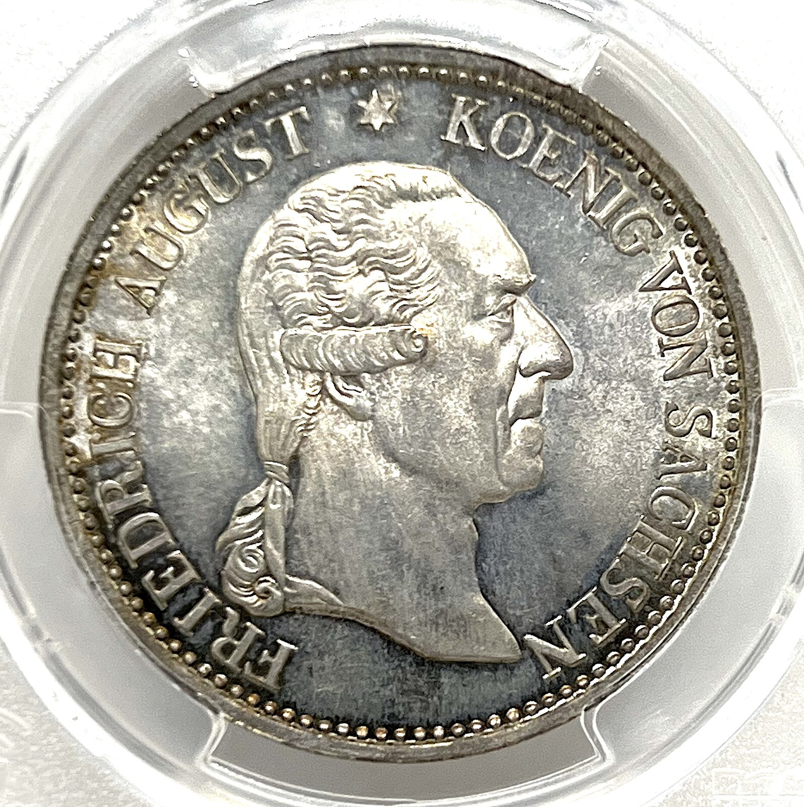Saxony Thaler 1827 Friedrich August (1763-1827). MS65 | MA-Shops
