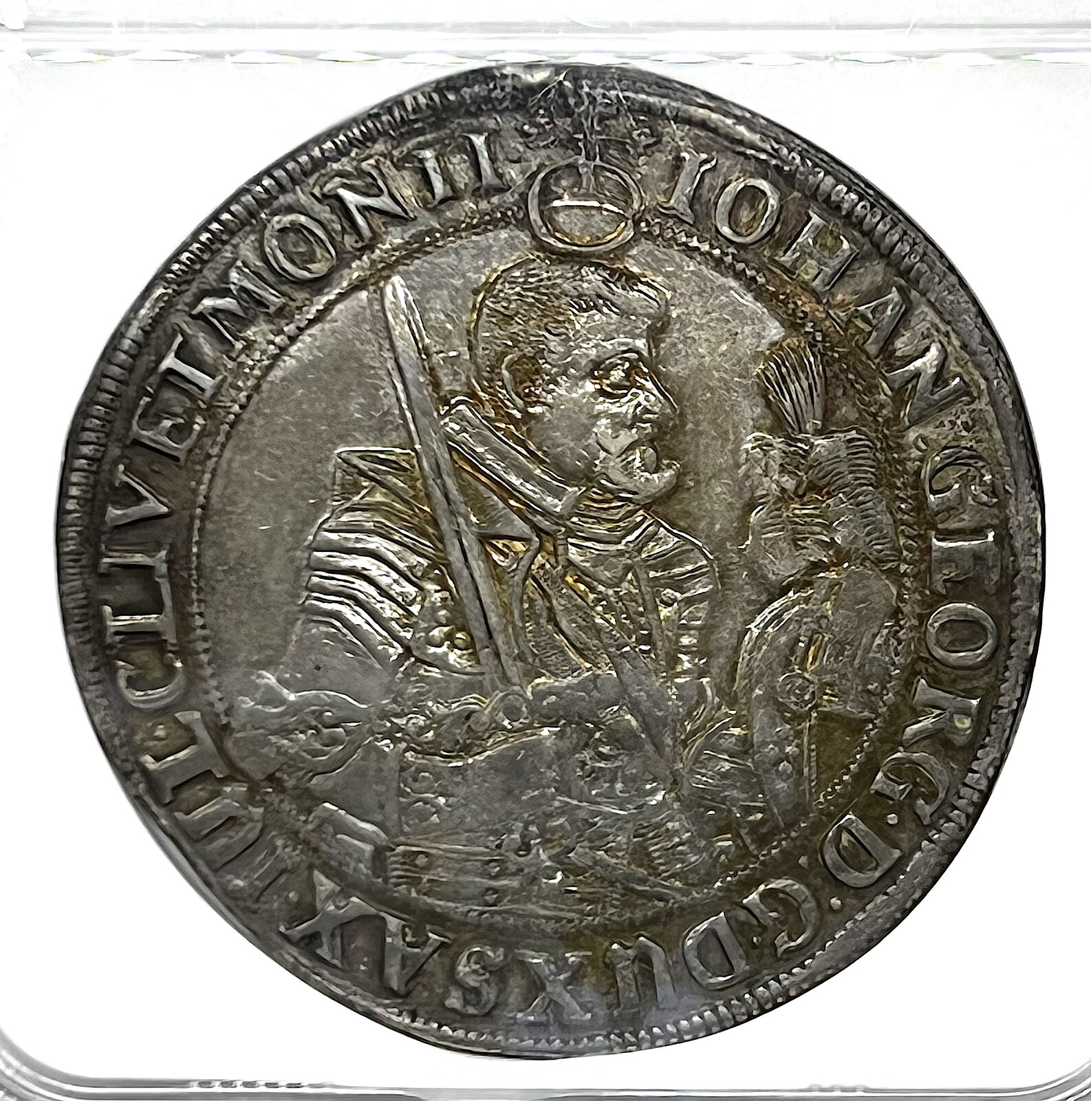 GERMANY TALER 1632 HI Johann Georg (1616-1656). NGC MS 63 | MA-Shops