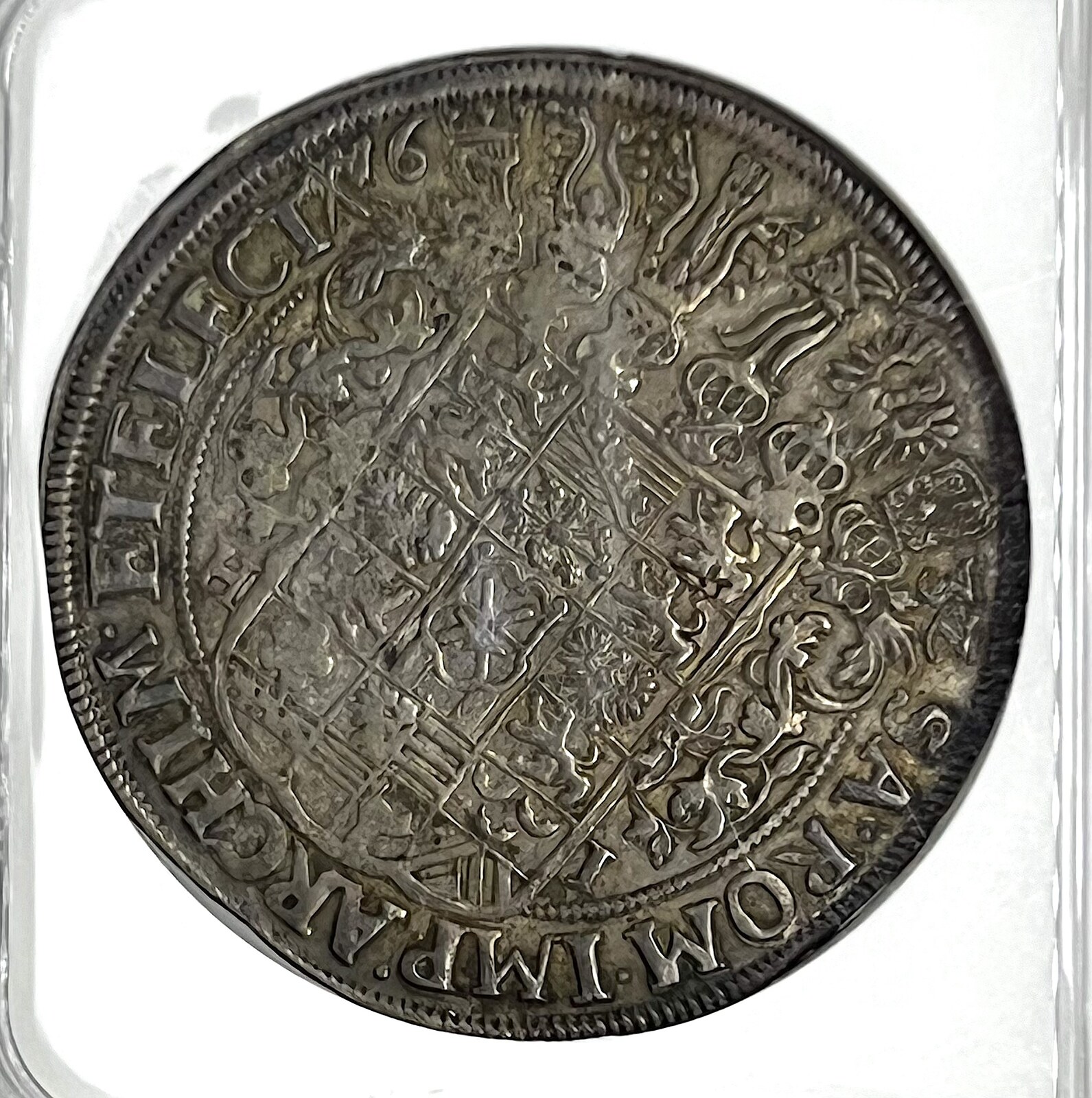 GERMANY TALER 1632 HI Johann Georg (1616-1656). NGC MS 63 | MA-Shops