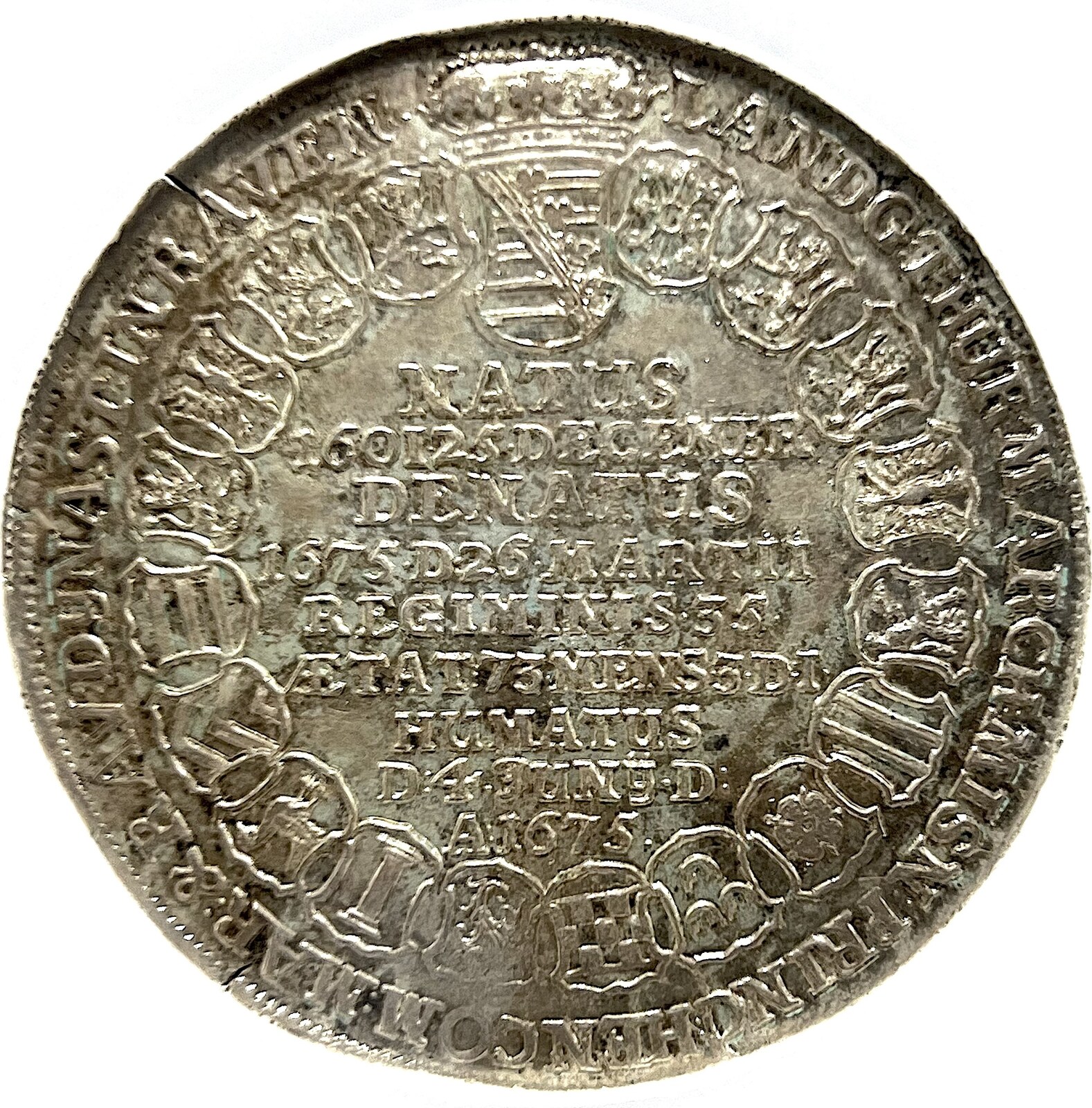 GERMANY TALER 1675 Ernst (1640-1675). NGC MS 62 | MA-Shops