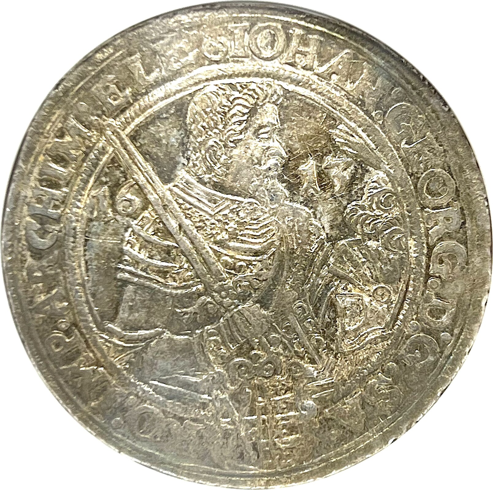GERMANY TALER 1613 Johann Georg I and August of Naumburg (1611-1615 ...
