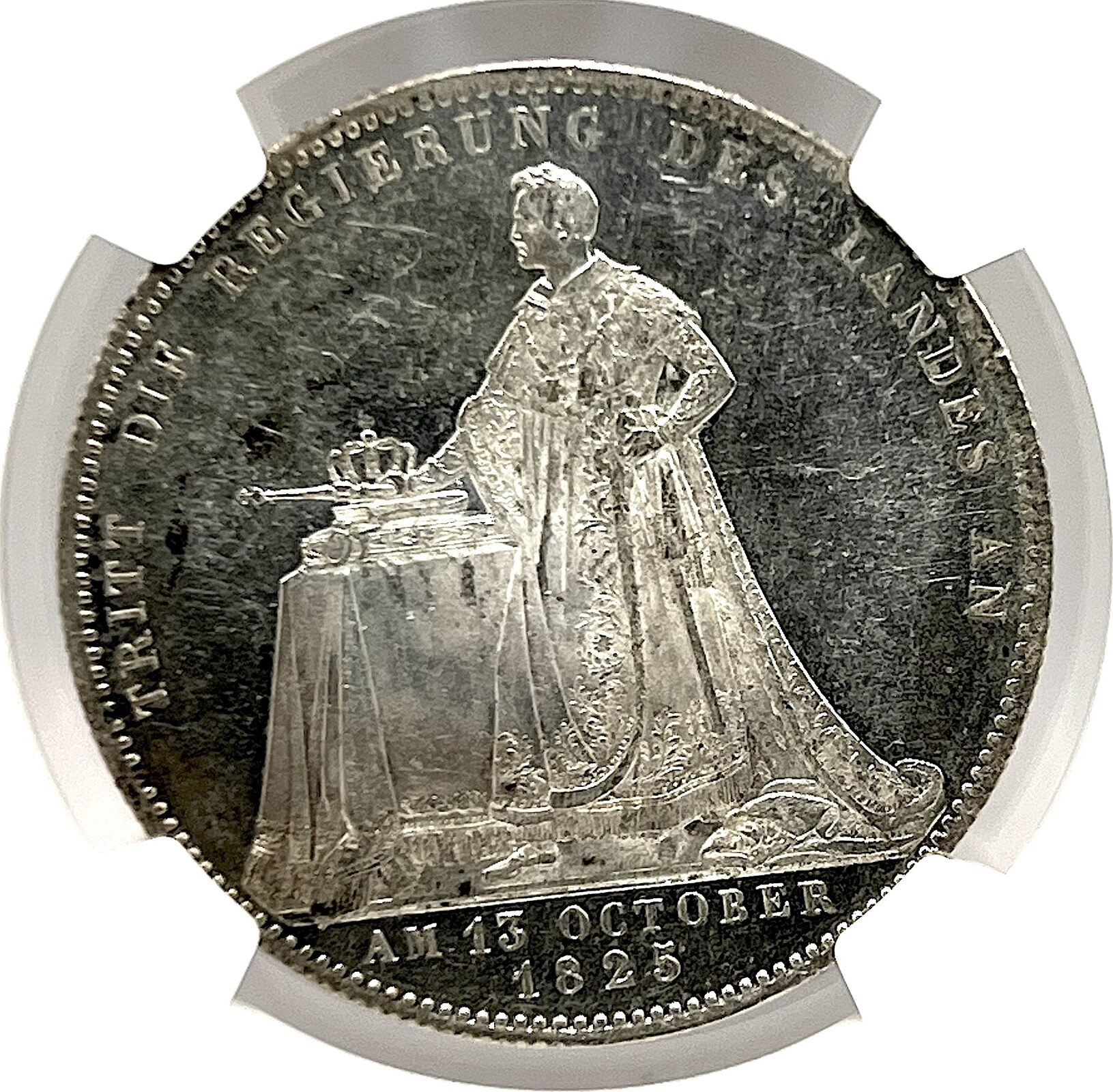 GERMANY TALER 1825 Ludwig I (1825-1848). NGC MS 62 PL | MA-Shops