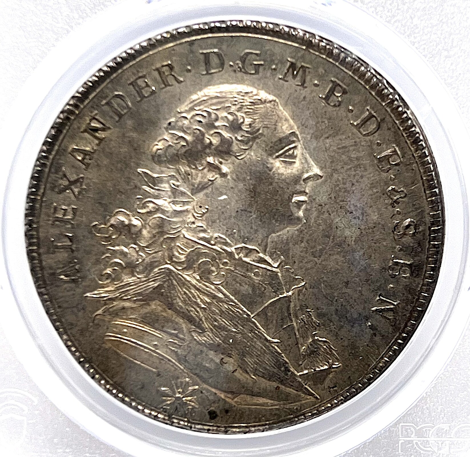 Brandenburg-Ansbach Thaler 1764 Alexander (1757-1791). MS 62 | MA-Shops