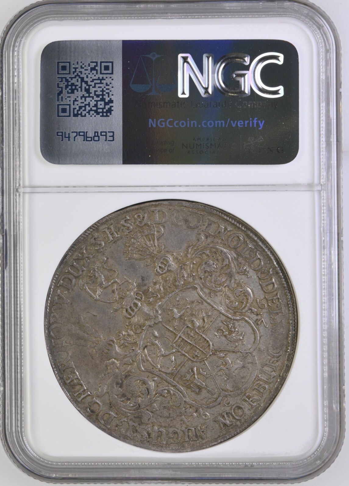 GERMANY TALER 1676 CP August (1676-1699). NGC MS 61 | MA-Shops