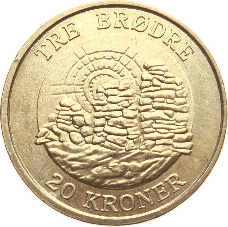 Dänemark 20 Kroner 2009 Margarethe II., Turmserie vz | MA-Shops