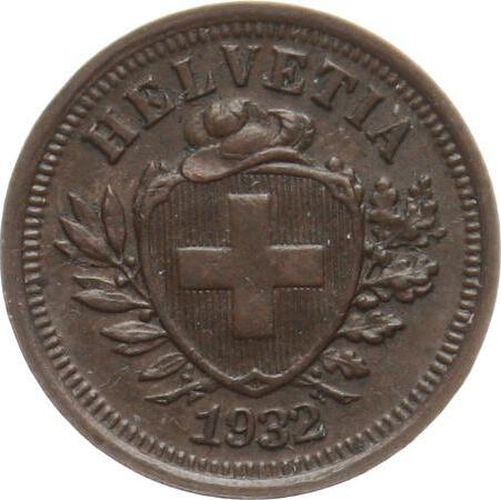 Schweiz 1 Rappen 1932 Eidgenossenschaft vz | MA-Shops