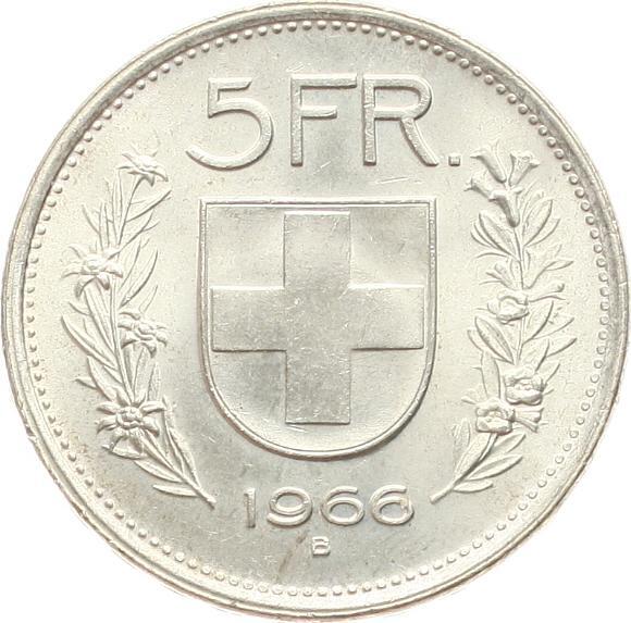Schweiz 5 Franken 1967 stgl | MA-Shops