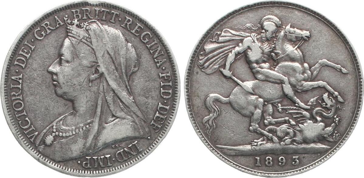 Großbritannien Crown 1893 Victoria ss | MA-Shops