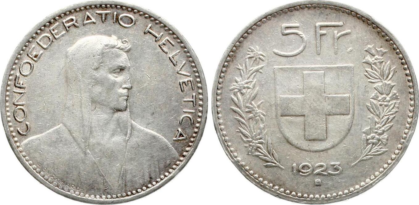 Schweiz 5 Franken 1923 ss-vz | MA-Shops
