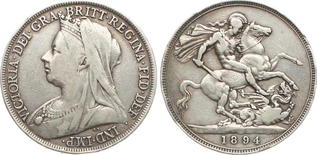 Großbritannien Crown 1894 Victoria ss | MA-Shops