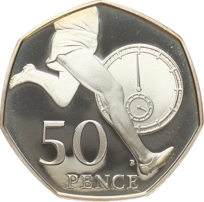 Großbritannien 50 Pence 2004 Elisabeth II. pp | MA-Shops