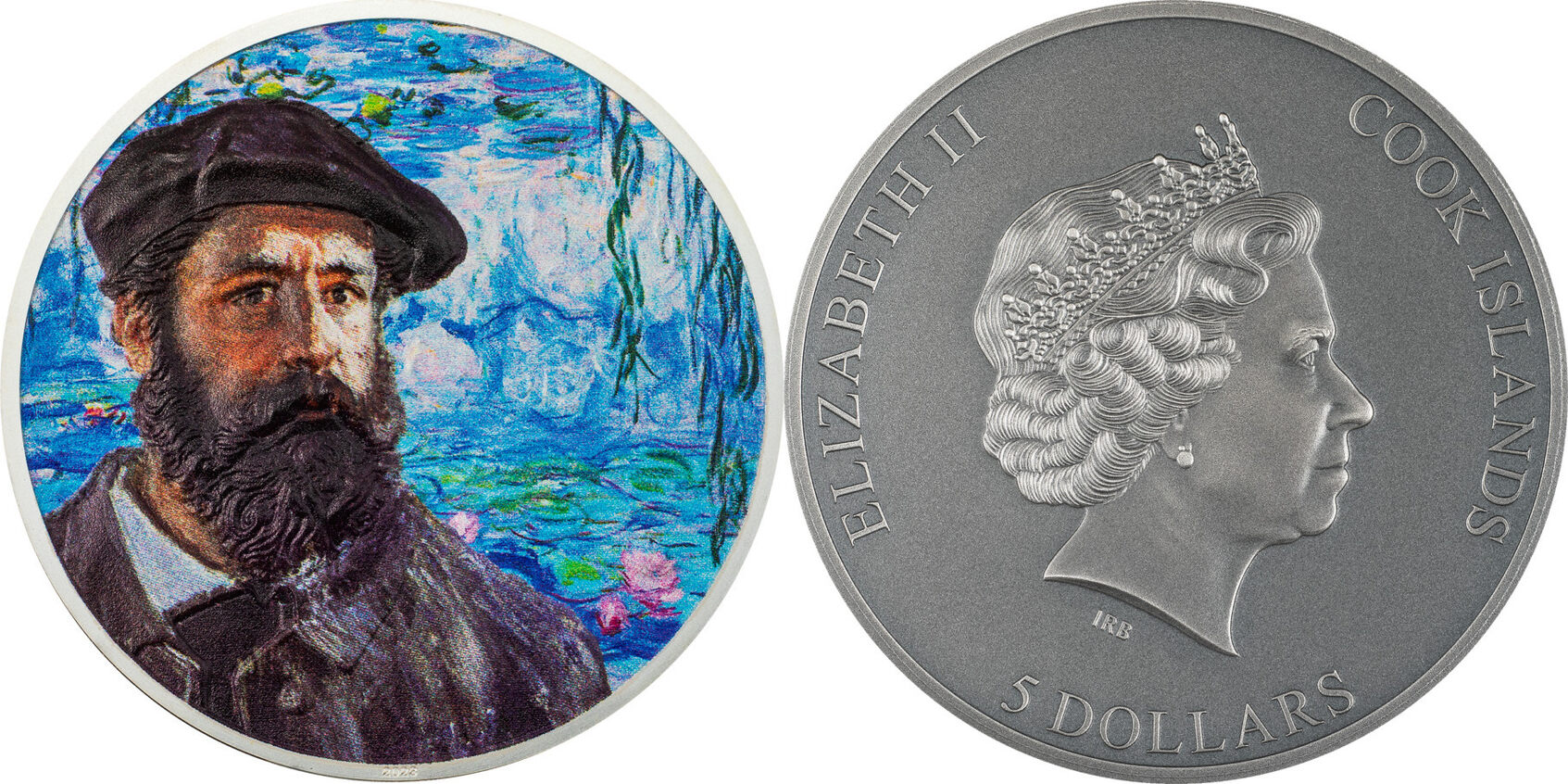 Cook Islands 10 Dollar 2 OZ Masters of Art Claude Monet 2023 PP | MA-Shops