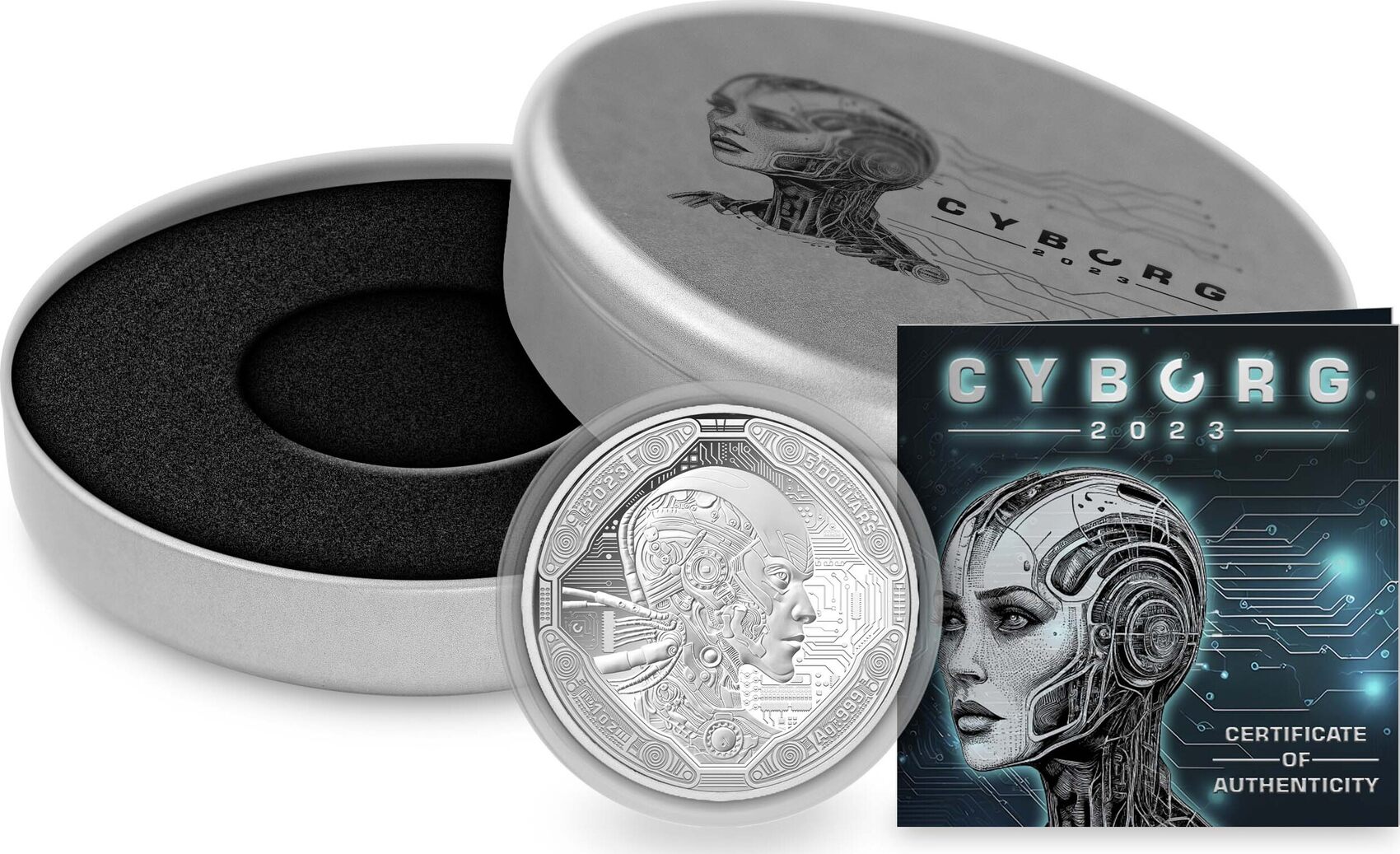 5 Dollar 1 OZ AI Cyborg Samoa 2023 PP | MA-Shops
