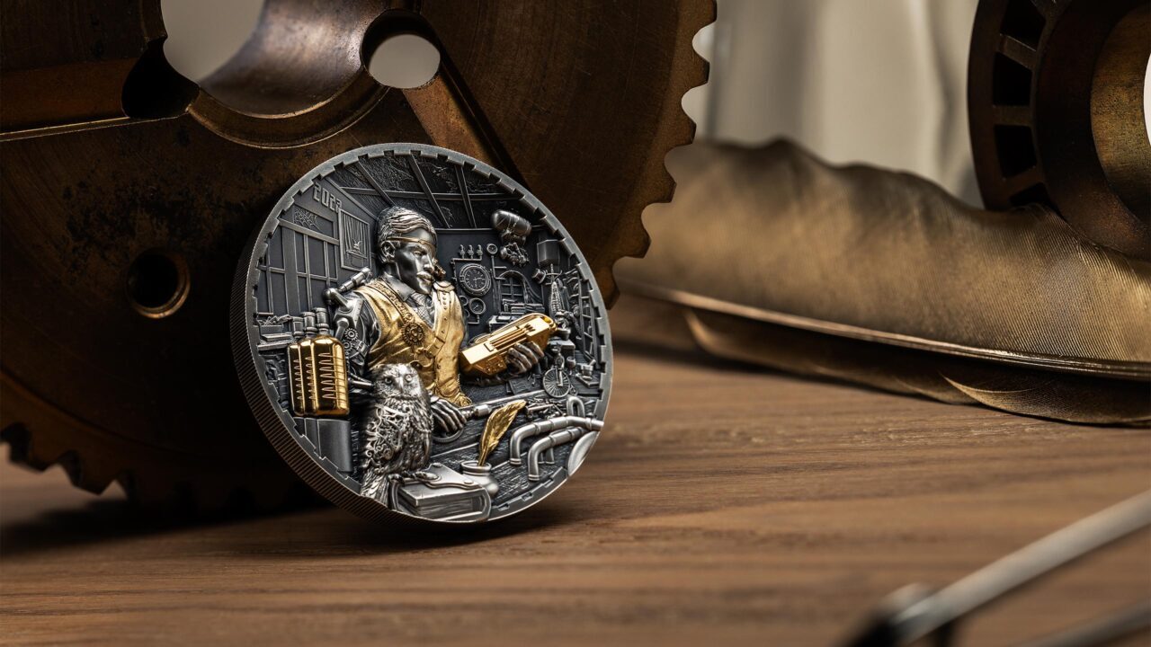 20 Dollar 3 OZ Steam Punk - Science Lab Cook Islands 2023 AF | MA-Shops