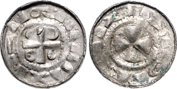 Sachsen Hochrandpfennig Anonym (Saale-Region) ss | MA-Shops