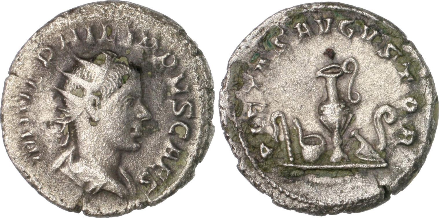Rom - Kaiserzeit Antonian. Philippus II, als Caesar 244-247 f.ss | MA-Shops