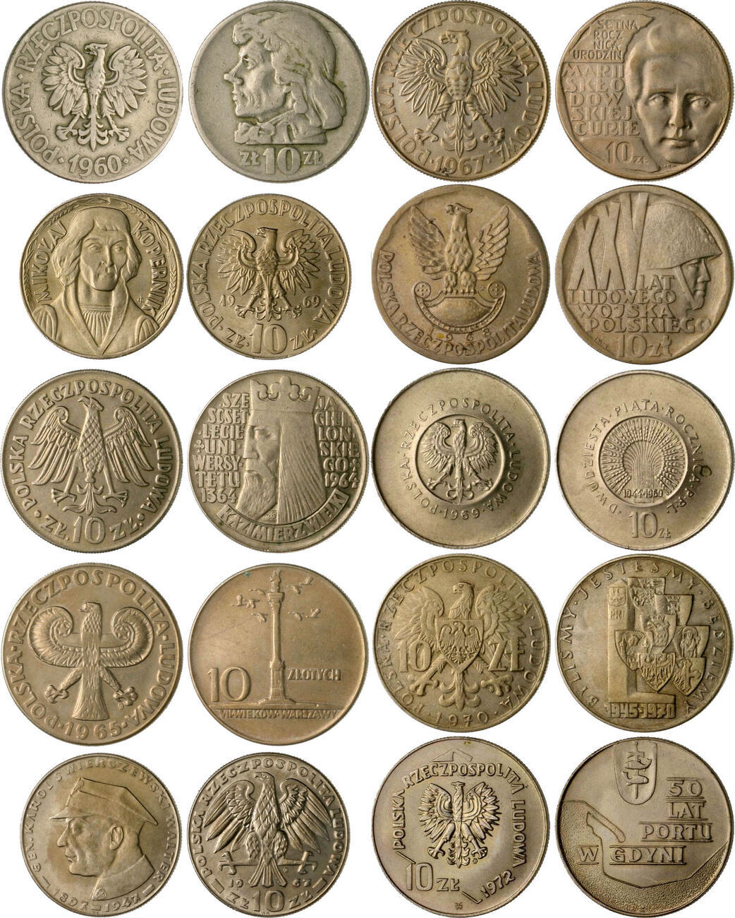 Polen Lot von 14 Stücken meist prägefrisch | MA-Shops