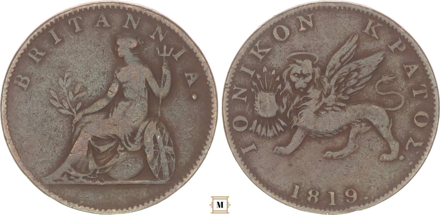 Greece 2 lepta 1819 Ionian Islands | MA-Shops