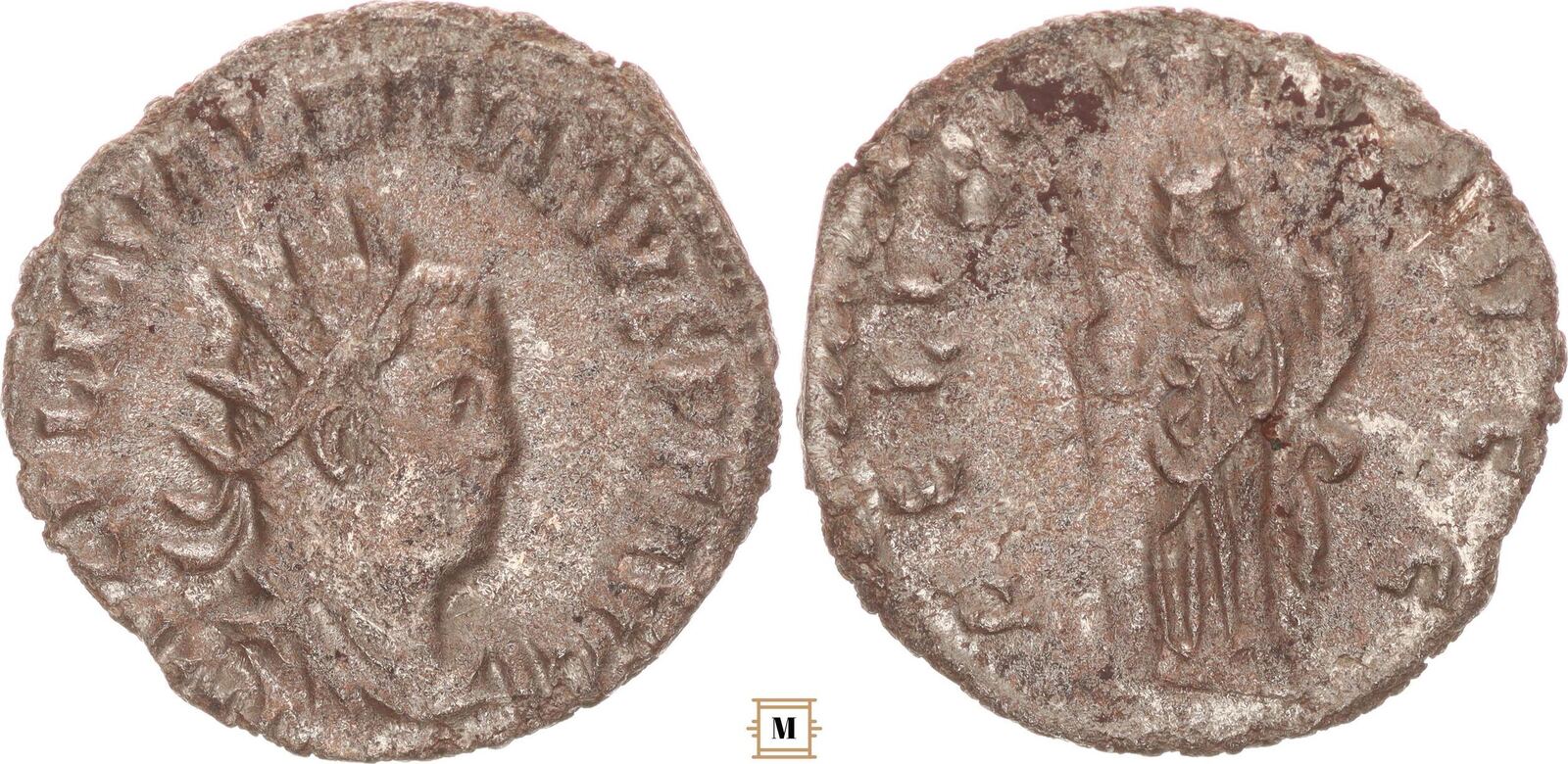 Roman Empire AR Antoninianus 253-260 Valerian I., FELICITAS AVGG ...