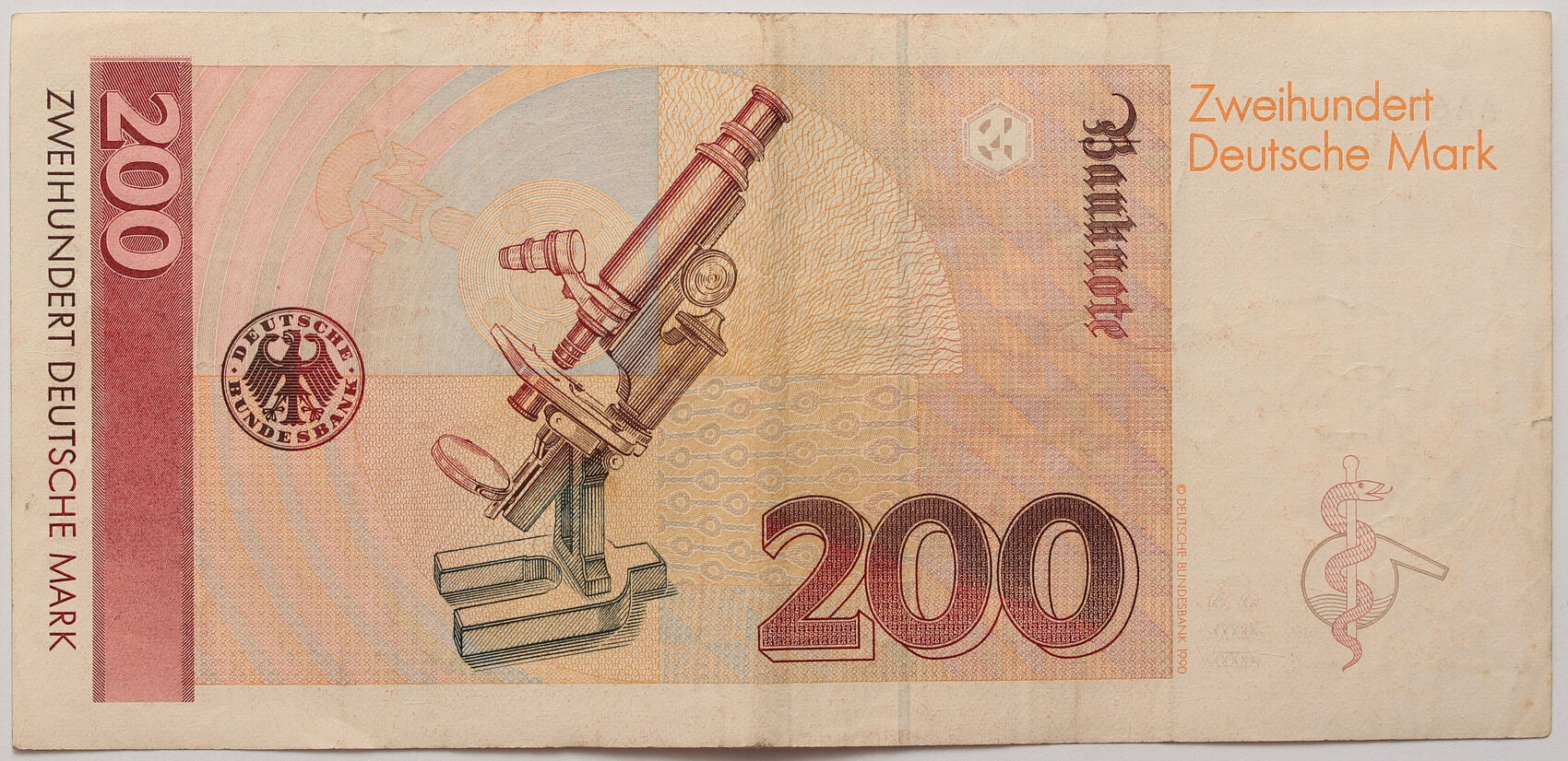 Germany 200 mark 1989 Deutsche Bundesbank F | MA-Shops