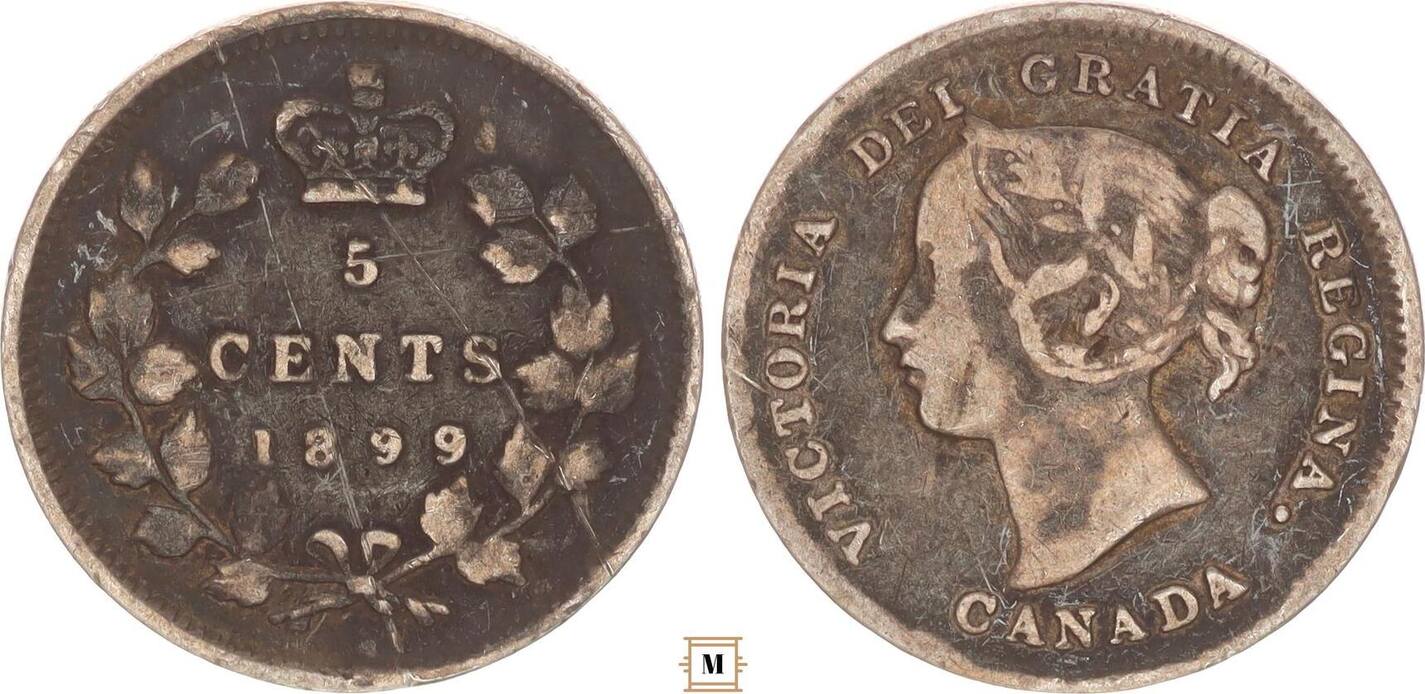 Canada 5 cents 1899 Victoria | MA-Shops