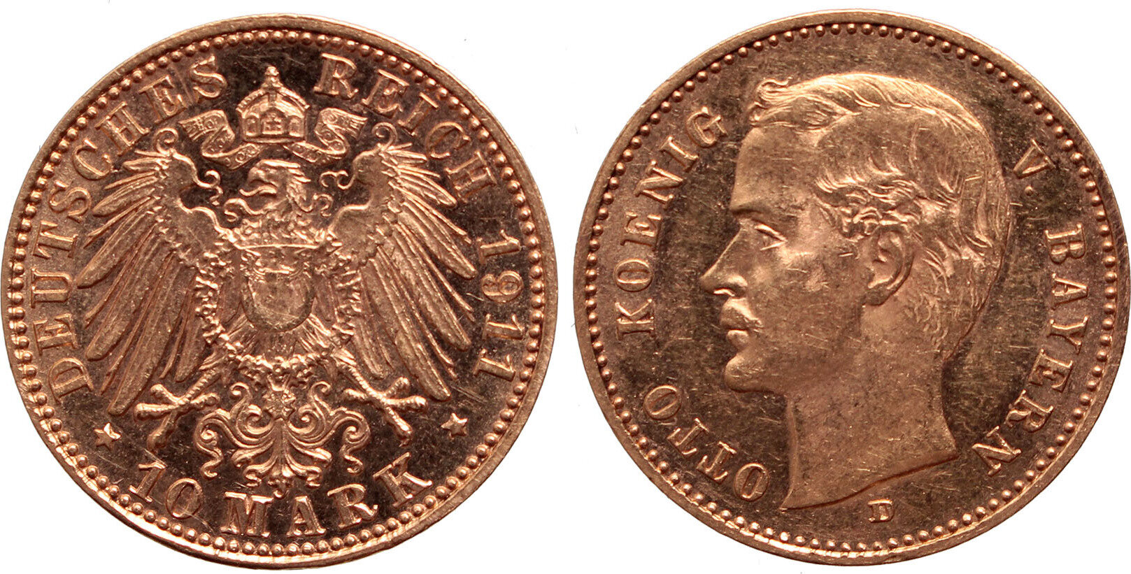 Germany - Bavaria 10 mark 1911 | MA-Shops