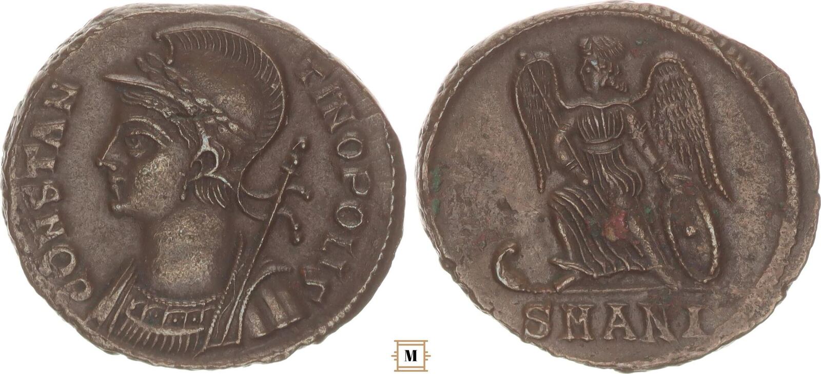 Roman Empire AE follis 330-354 Commemorative series, Constantinopolis ...