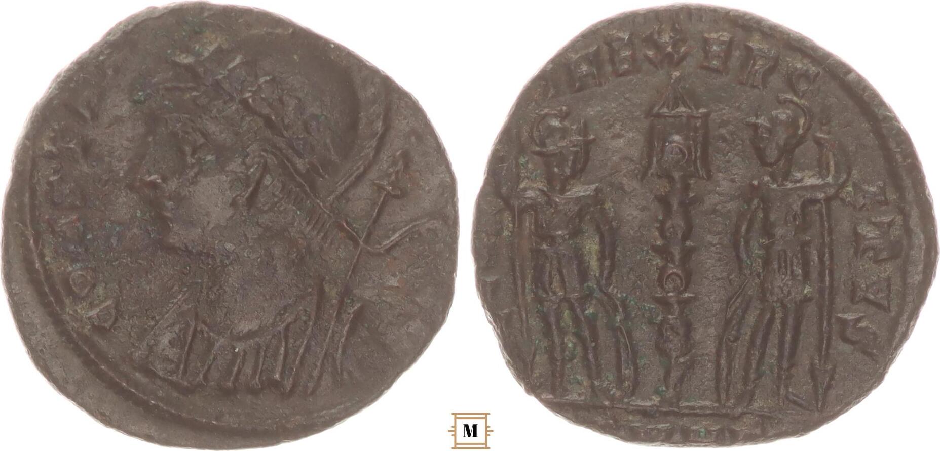 Roman Empire follis 330-354 Commemorative series, GLORIA EXERCITVS ...