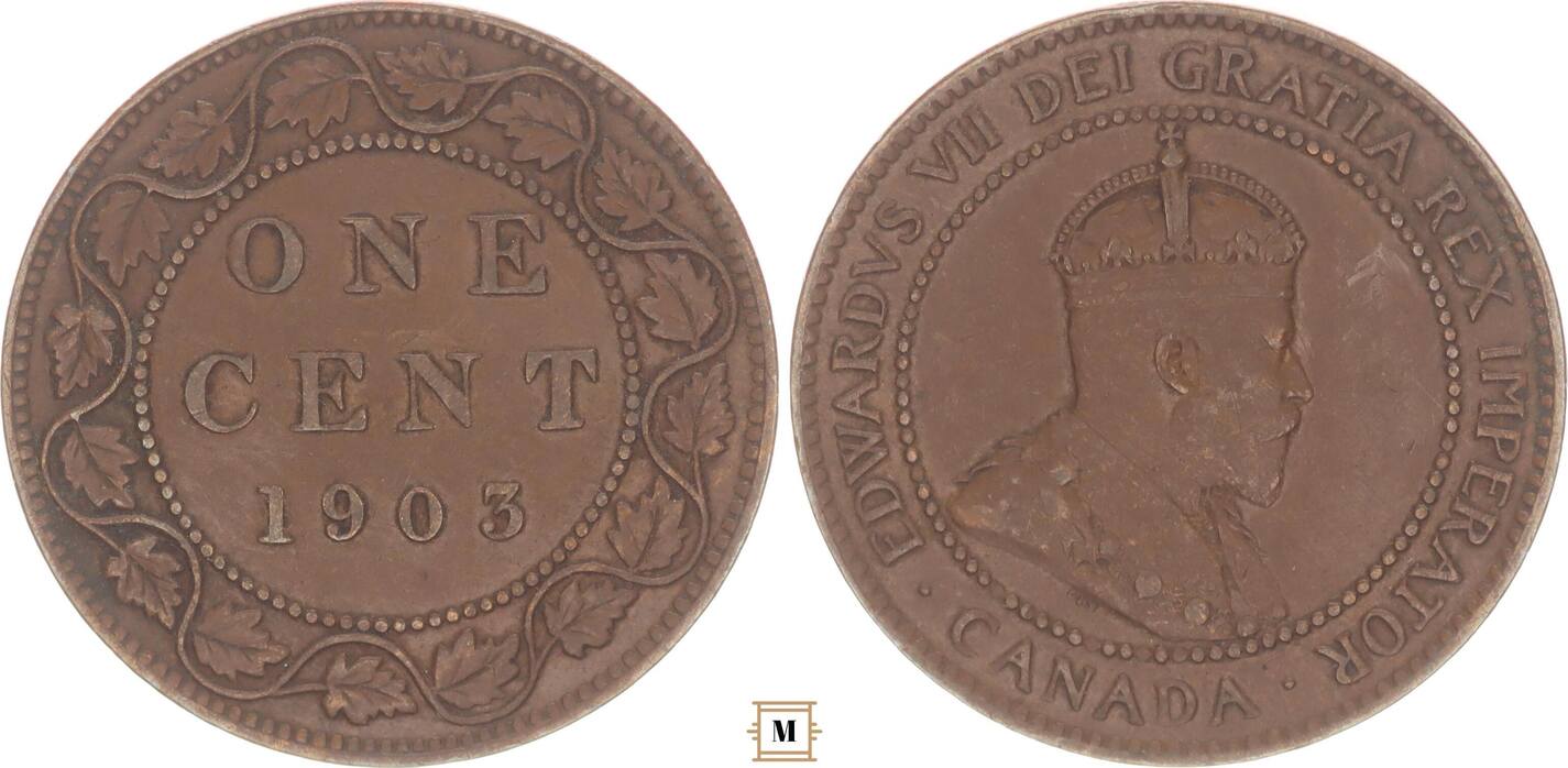 Canada 1 cent 1903 VF+ | MA-Shops