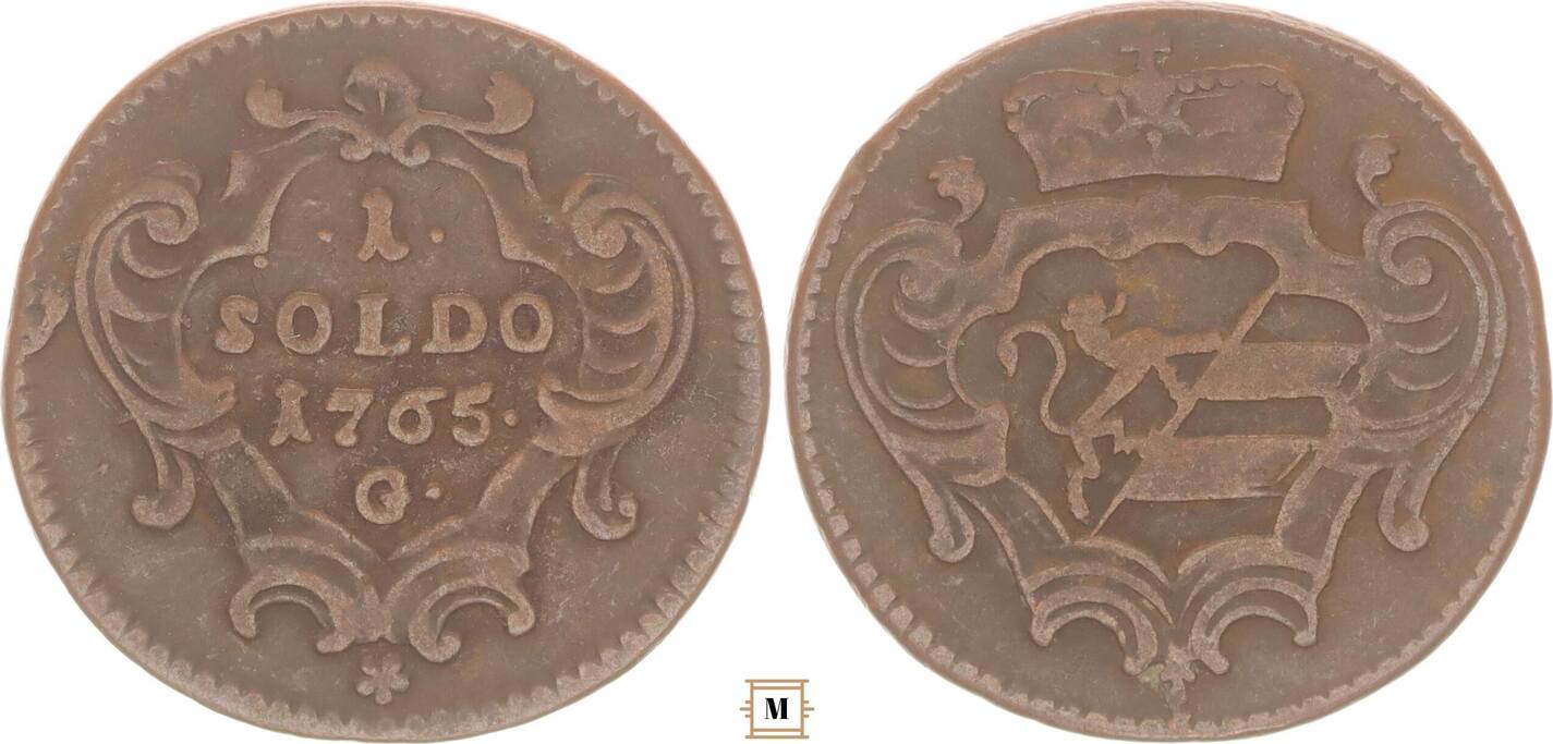 Italy - Gorizia 1 soldo 1765 G | MA-Shops