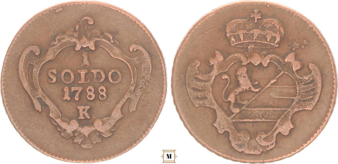 Italy - Gorizia 1 soldo 1788 K | MA-Shops