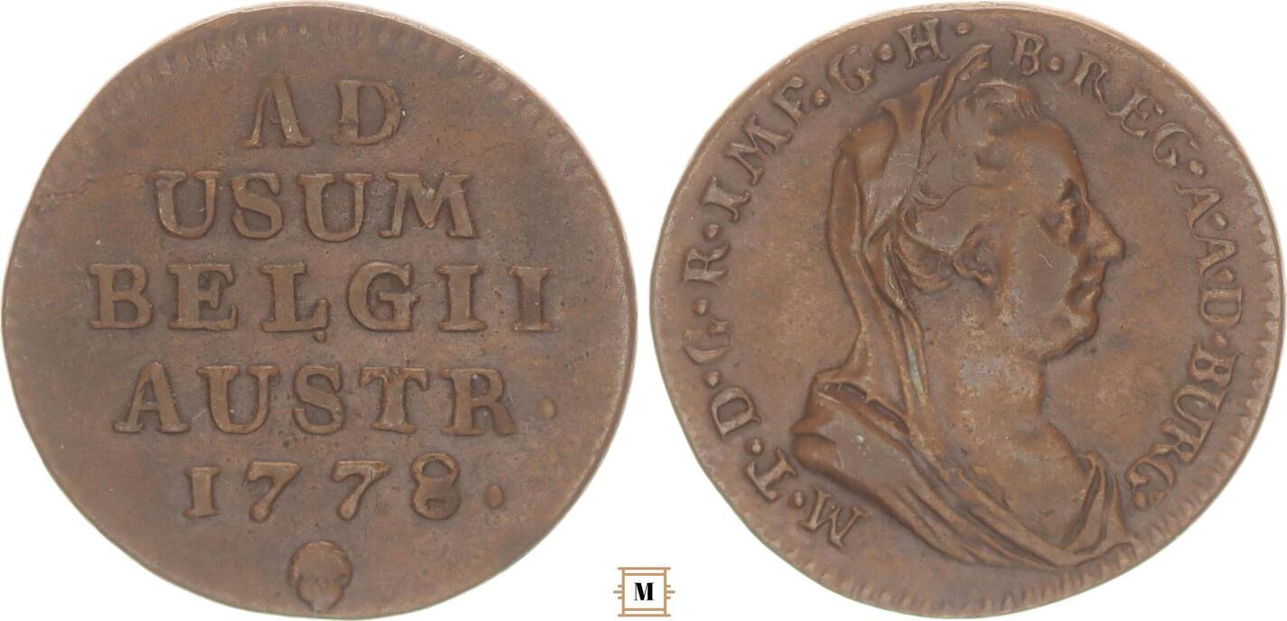 Austrian-Netherlands liard 1778 Maria Theresia, Bruxelles | MA-Shops