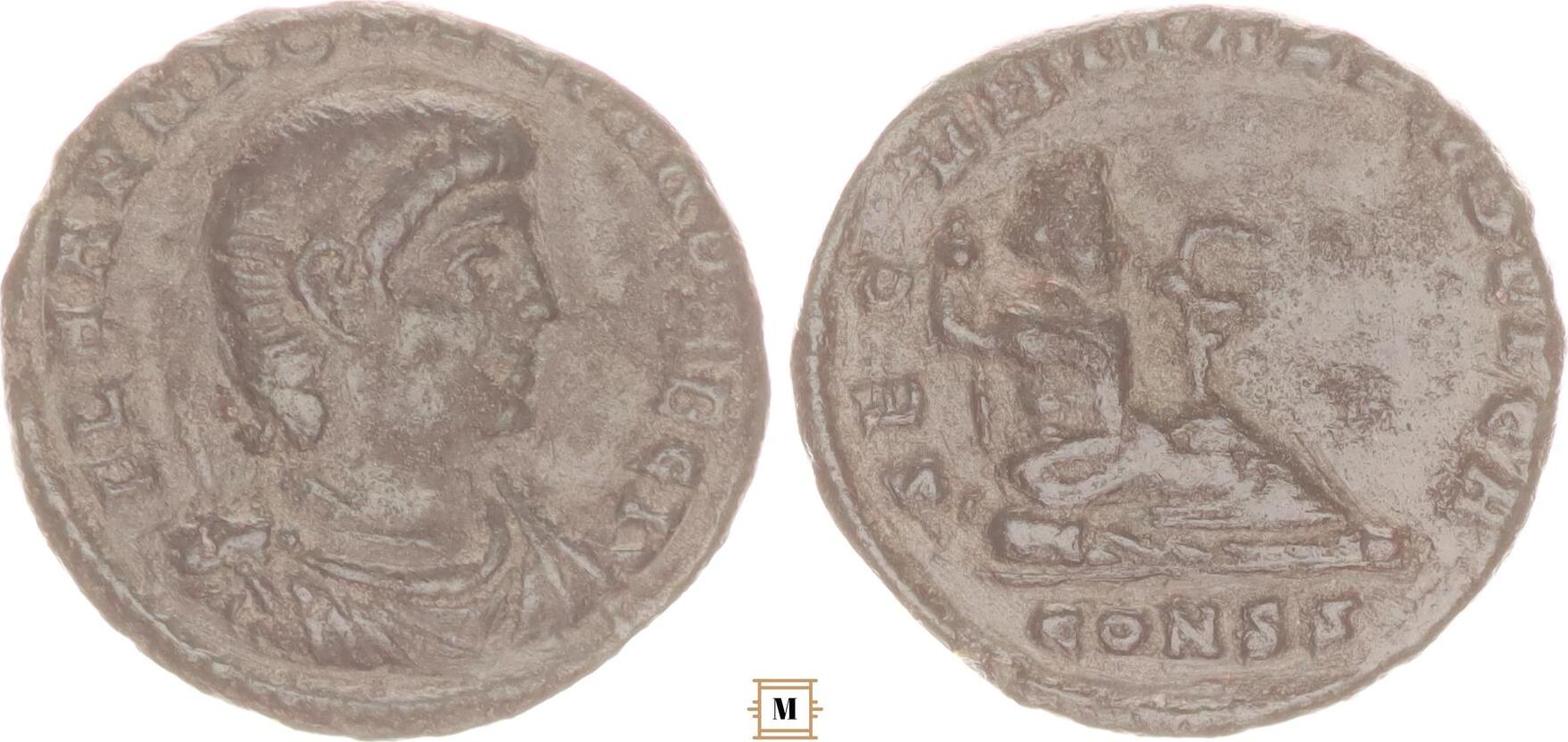 Roman Empire AE follis 335-337 Hannibalianus, Rex Regum, Constantinople ...