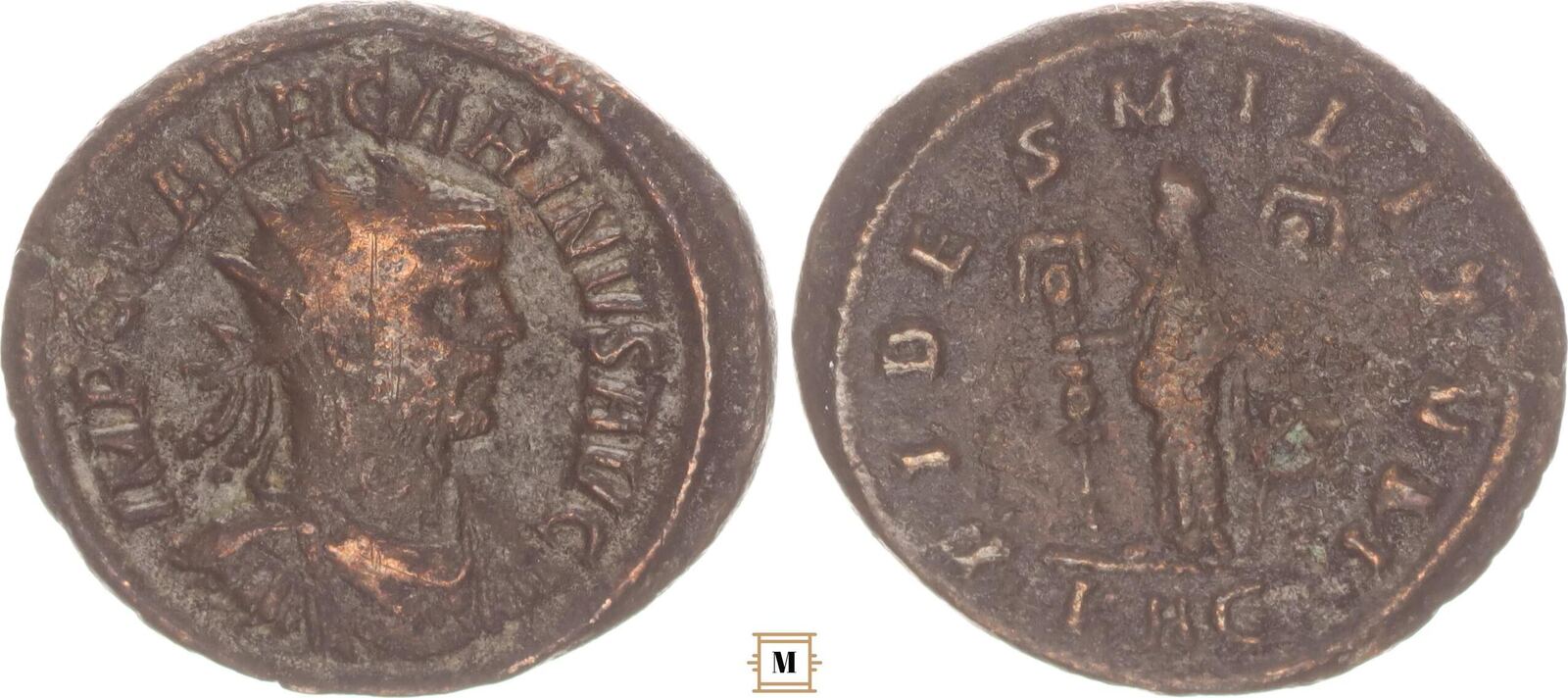 Roman Empire AR antoninianus 283-285 Carinus as Augustus, FIDES MILITVM ...